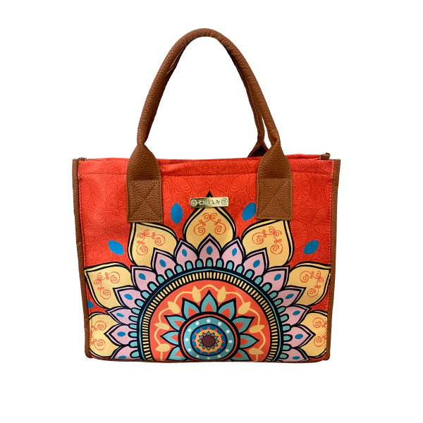 Bolso Leonor - Mandala Naranja – CHULA Tulum Argentina